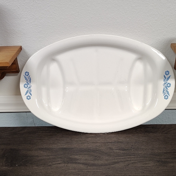 Corningware | Kitchen | Vintage Corelle White Oval Platter With ...